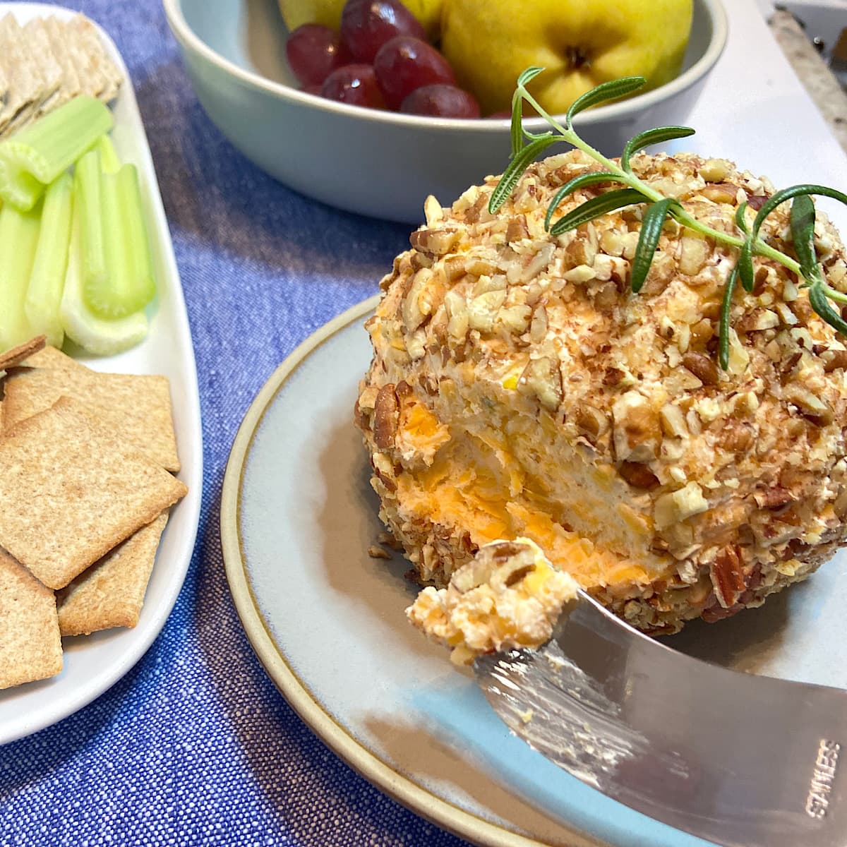 Spicy Cheese Ball Recipe - Fit As A Fiddle Life